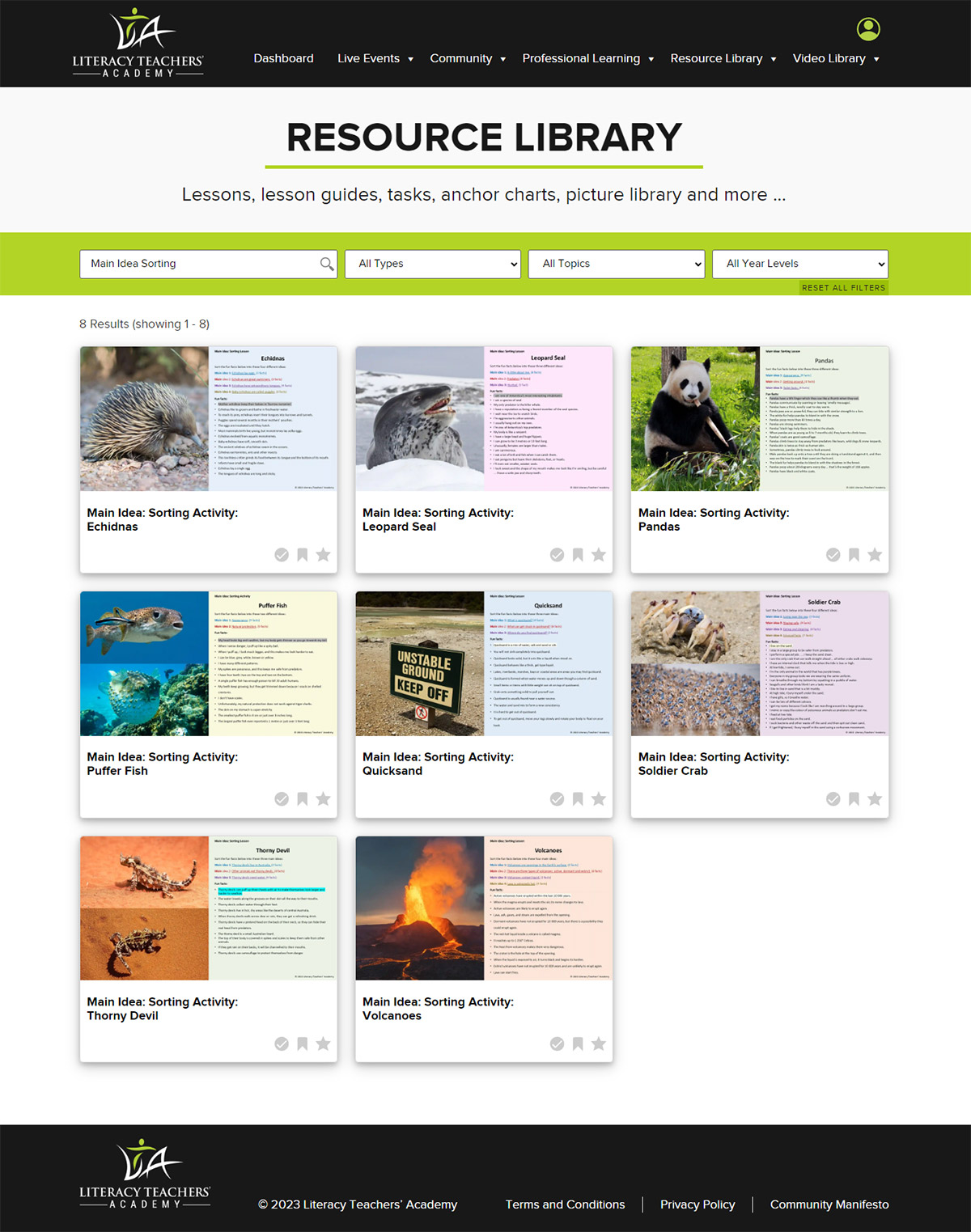 Literacy Teachers' Academy - Sneak Peak Inside - Literacy Blog ...
